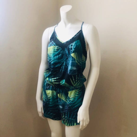 Fabletics | Pants & Jumpsuits | Tropical Summer Romper | Poshmark
